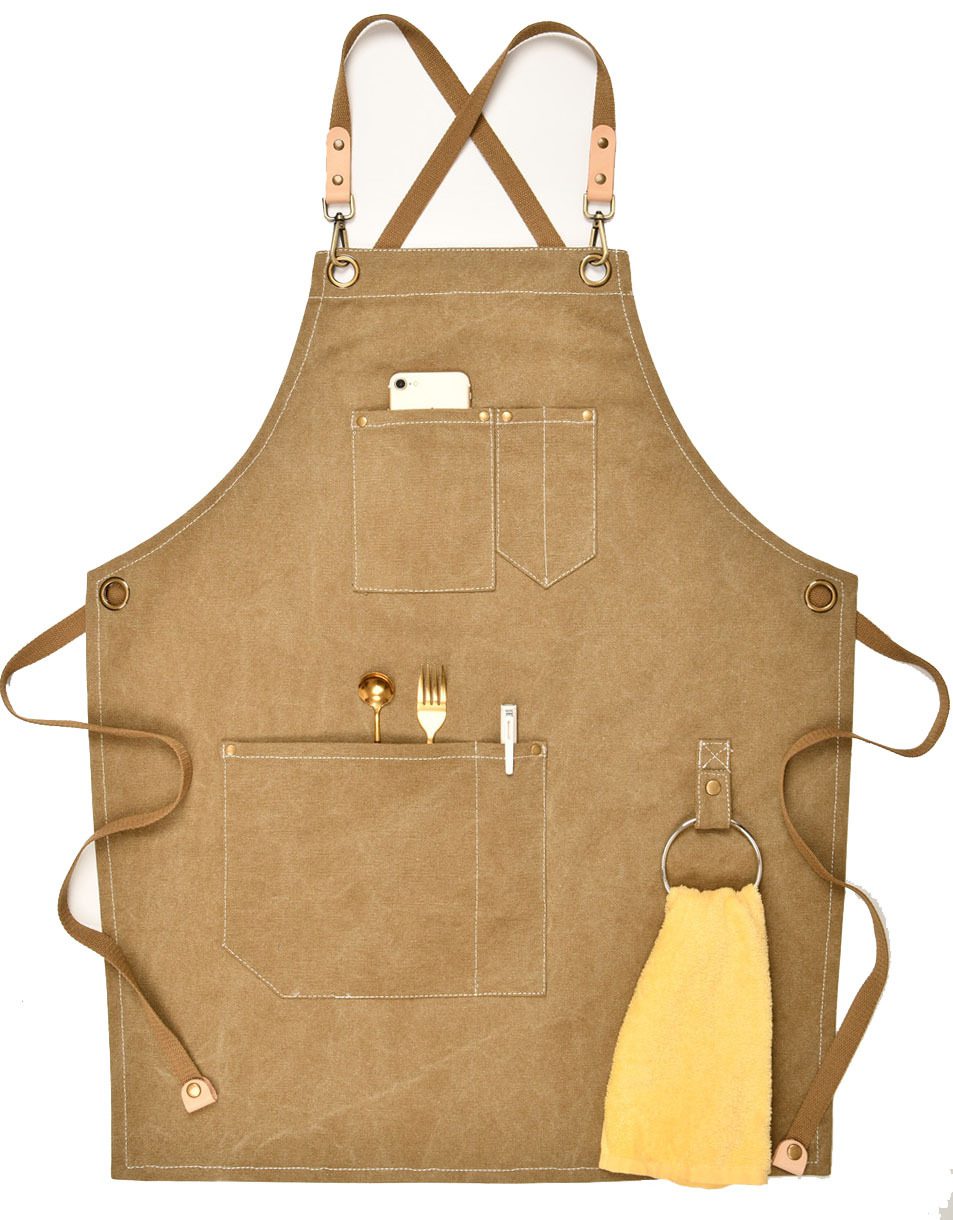 Safety Khaki Apron for Heavy-Duty Work - AGSAIL - Live! Explore! Passion!